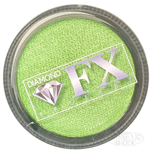 Diamond FX, Metallic Green Light 30g | Magicboxfacepaints