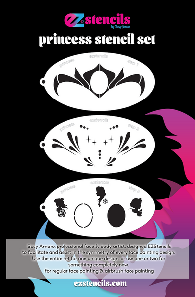 EZ Stencils, Princess | Magicboxfacepaints