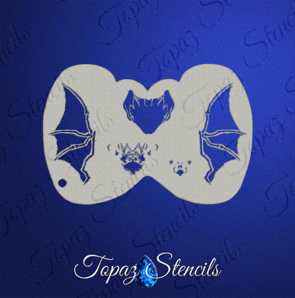 Topaz, Winger Bat (Flutter Eyes) | Magicboxfacepaints
