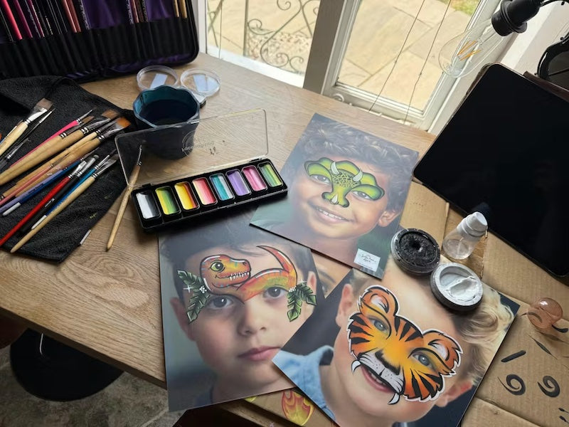 Sally Ann Practice Board, Realistic Siblings | Magicboxfacepaints