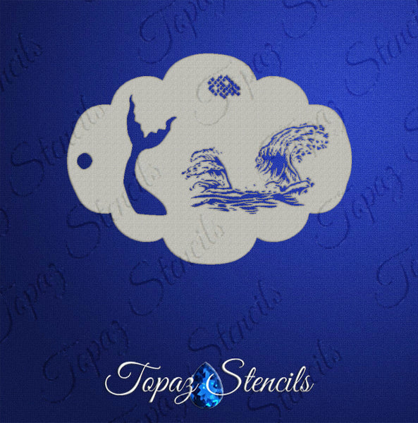 Topaz, Mermaid Tail Splashing | Magicboxfacepaints