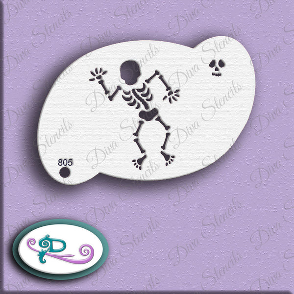Diva Classic, Skeleton Dancing | Magicboxfacepaints