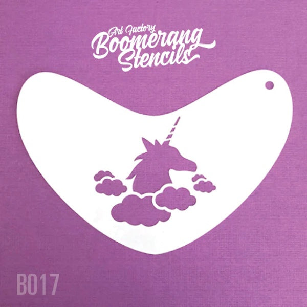 Boomerang, Unicorn in Clouds | Magicboxfacepaints