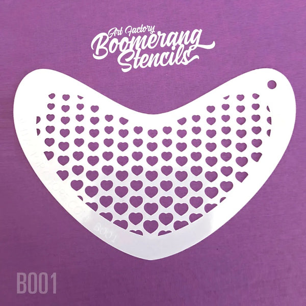 Boomerang, Hearts Halftone | Magicboxfacepaints