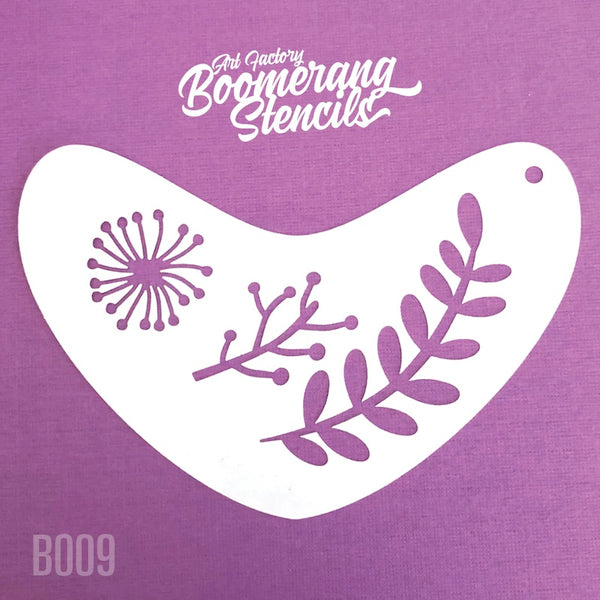 Boomerang, Boho Leaves | Magicboxfacepaints