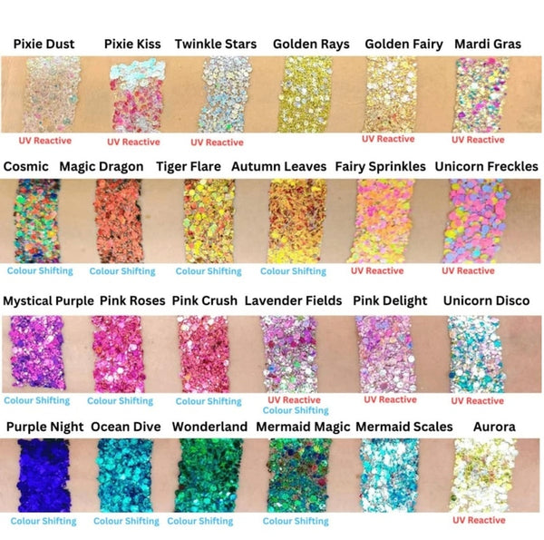 Fusion, Glitter Cream 10g, Twinkle Stars | Magicboxfacepaints