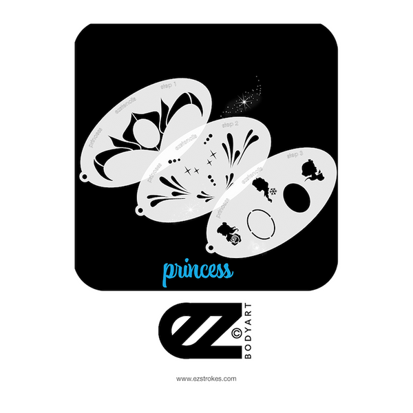EZ Stencils, Princess | Magicboxfacepaints