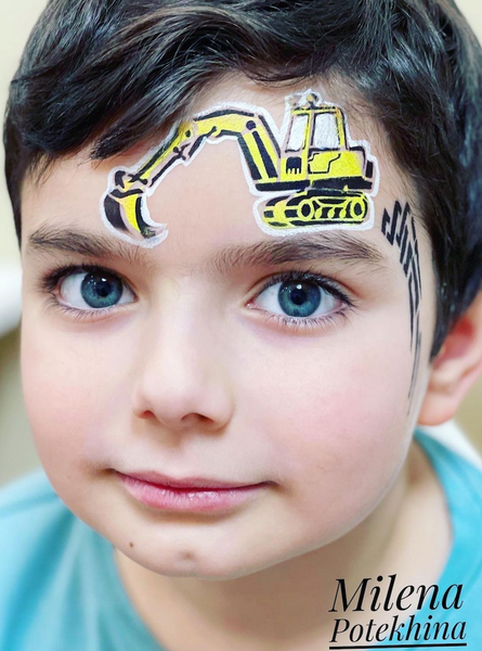 Milena, Excavator Set | Magicboxfacepaints