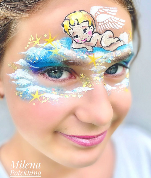 Milena, Cute Angel Set | Magicboxfacepaints