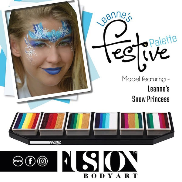 Leanne's Festive Palette | Magicboxfacepaints