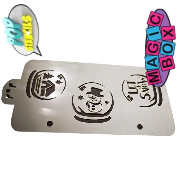 Pop Stencil Midi, Snow Globes | Magicboxfacepaints