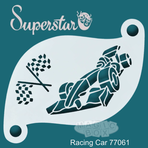 Superstar, Racing Car | Magicboxfacepaints