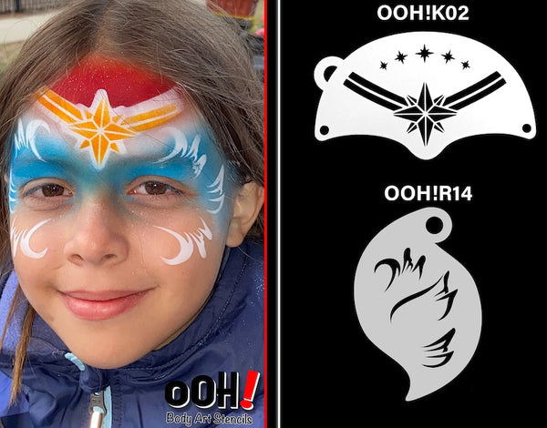 Ooh Stencils, Mask, Marvellous Tiara | Magicboxfacepaints