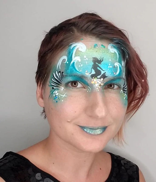 Tap Stencil, Sunbathing Mermaid | Magicboxfacepaints