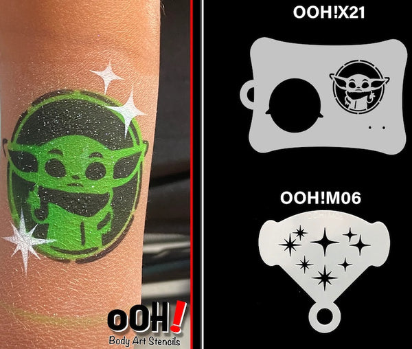 Ooh Stencils, Mirror, Twinkle Star | Magicboxfacepaints