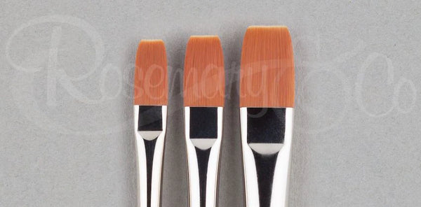 Rosemary, Gold Synthetic, Flat, 1/4" | Magicboxfacepaints