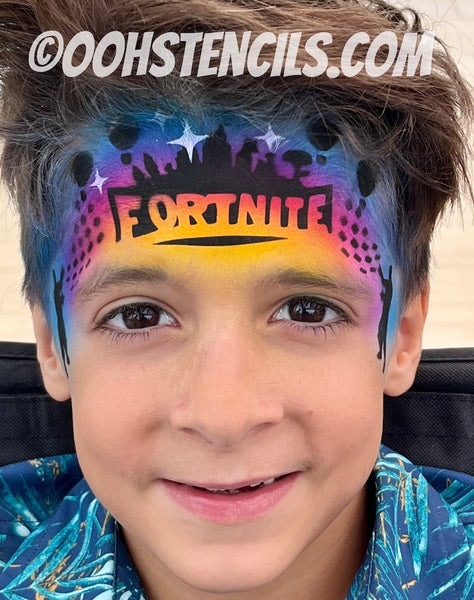 Ooh Stencils, Mask, FN Game | Magicboxfacepaints