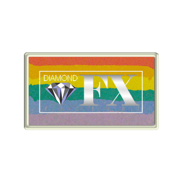 DFX, 1 Stroke Split Cake, Blurred Lines | Magicboxfacepaints